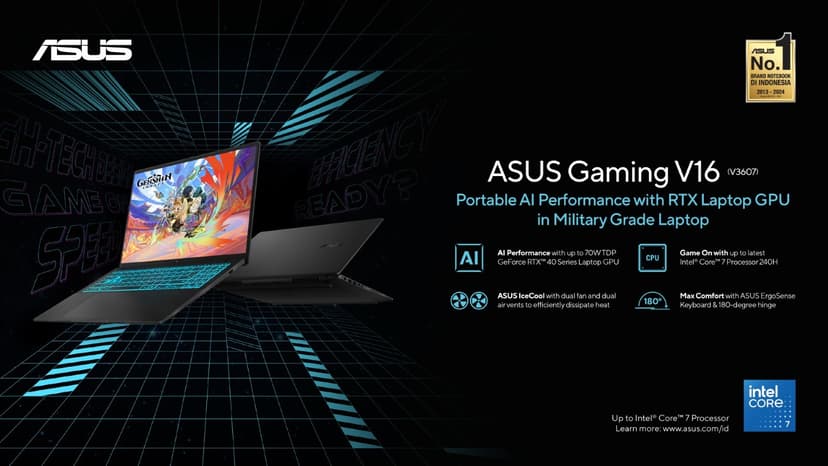 Asus Gaming V16 Mendarat di Tanah Air, Harga Mulai Rp13 Jutaan | Telset.id