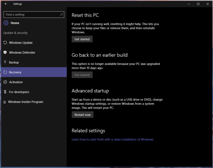 Bagian-bagian Menu Settings Windows 10: Update & Security | Telset