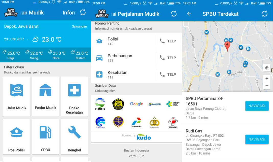 Mudahnya Pantau Jalur Mudik Pakai Aplikasi "Ayo Mudik"