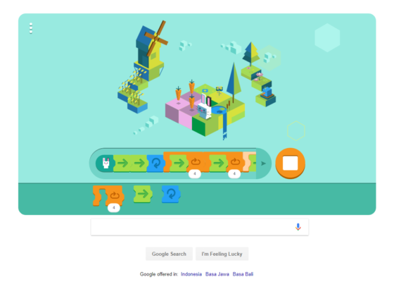 Google Doodle Ajak Pengguna Belajar Coding | Telset
