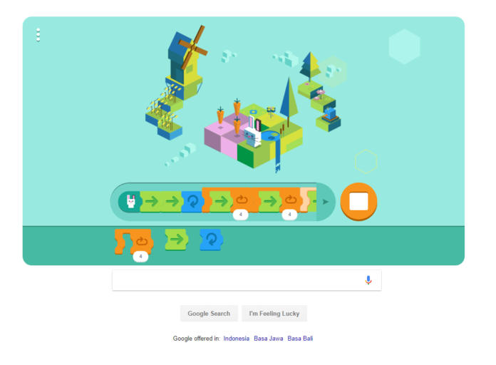 Google Doodle Ajak Pengguna Belajar Coding | Telset