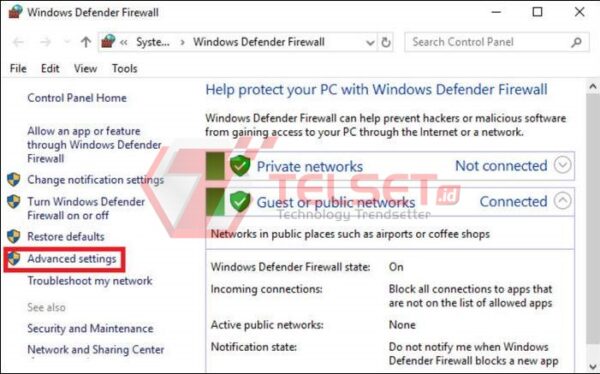 Cara Mematikan Firewall di Windows 10, Cepat dan Mudah! | Telset