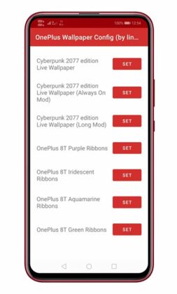 Cara Install Live Wallpaper OnePlus 8T Cyberpunk 2077 di Android | Telset
