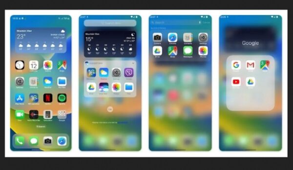 Aplikasi HP Android Ini Bikin Antarmuka Mirip iOS 16 | Telset