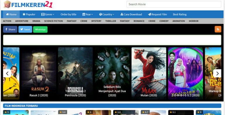 25 Situs Nonton Film Online Gratis, Link Terbaru April 2025!