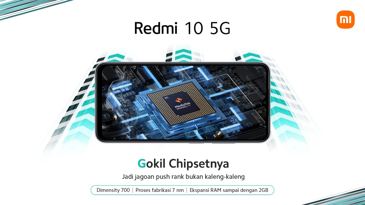 Redmi 10 5G Resmi Masuk Indonesia, Harga Rp 2 Jutaan | Telset