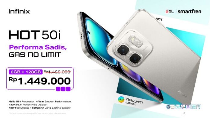 Resmi! Segini Harga Infinix Hot 50i dan Smart 9 di Indonesia | Telset