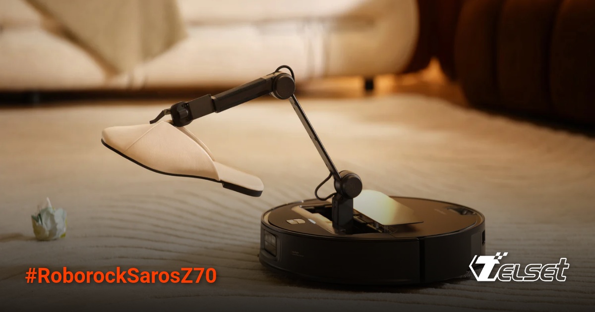 Roborock Saros Z70: Robot Vacuum dengan Lengan Mekanis dan AI Canggih | Telset